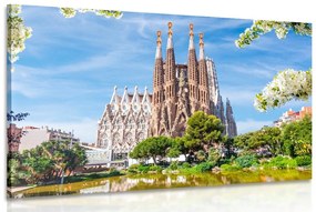 Obraz katedrála v Barceloně Varianta: 120x80