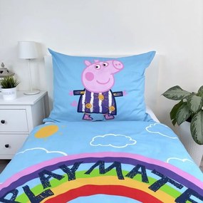 Jerry Fabrics Svítící povlečení Prasátko Peppa - 140 x 200 cm / 70 x 90 cm
