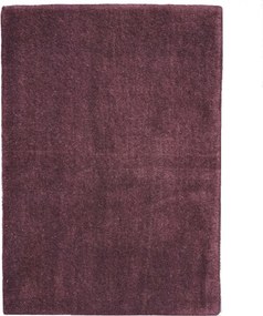 Asra, Ručně všívaný kusový koberec Asra wool tm. fialová, 60x110, fialová, ložnice
