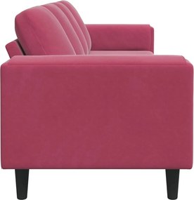 Pohovka do obývacího pokoje Víno Červené 250 x 77 x 76 cm 3335095