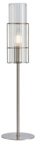 Markslöjd 108557 - Stolní lampa TUBO 1xE14/40W/230V 50 cm lesklý chrom/čirá