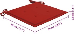 Zahradní jídelní židle s poduškami 4 ks masivní akáciové dřevo 3078326