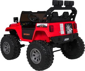 Elektrické autíčko Extreme Sport 4x4 červené
