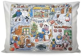 Matějovský Povlak na polštářek Deluxe Josef Lada Vánoce, 33 x 50 cm