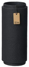 OOhh Zero waste váza Madrid Cylinder Black Rozměry: 8 x 20 cm