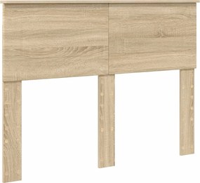 Rám postele s čelo Sonoma dub 120 x 200 cm Kompozitní dřevo 3408783