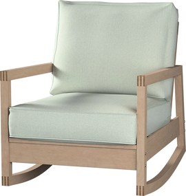 Potah na křeslo IKEA Lillberg barva modrá látka pletený vzor