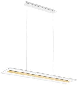 Linea Light 8939 - LED Lustr na lanku ANTILE LED/45W/230V CRI 90 bílá/zlatá