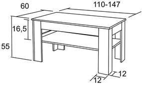 BRADOP Konferenční stůl Ctirad K140