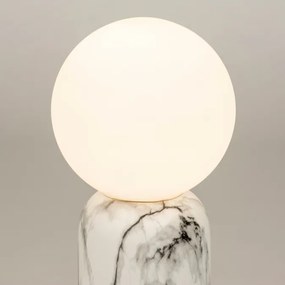 Stolní luxusní lampa Giordanni Marmor Bianco