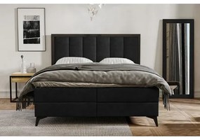 Čalouněná postel LOFT rozměr 140x200 cm - černá