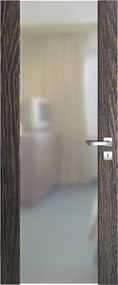 Interiérové dveře vasco doors VENTURA SATINATO matné sklo Průchozí rozměr: 70 x 197 cm, Orientace dveří: Levé dveře, Dekor: Dub kartáčovaný