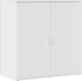 Příborníky 2 ks bílé 79 x 38 x 80 cm kompozitní dřevo 3276602