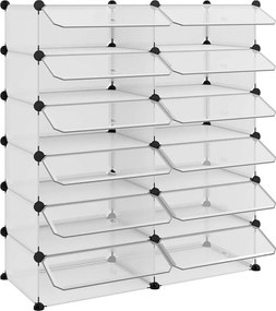 Botník průhledný 94,5 x 36,5 x 106 cm PP 340564