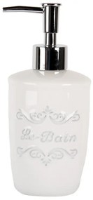 Keramický dávkovač na mýdlo s reliéfem Le Bain – 325 ml