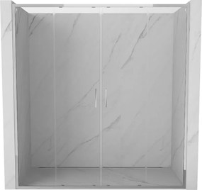 Mexen Exo, 2-křídlé posuvné 170x200 cm, 6mm čiré sklo, chromový profil, 8152-170-000-01-00