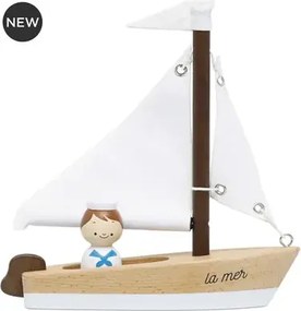 Le Toy Van Dřevěná plachetnice s kapitánem / od 2 let
