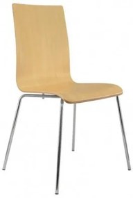 Alba Jídelní židle LILLY dřevěná Barva kostry šedá kostra (metallic)