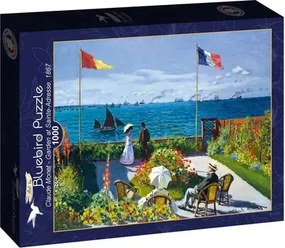 BLUEBIRD Puzzle Zahrada v Sainte-Adresse / 1000 dílků / 68 x 48 cm