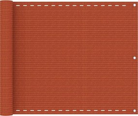 vidaXL Balkonová zástěna 75 x 500 cm HDPE [310838] Barva: orange