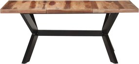 Jídelní stůl 180x90x75 cm masiv s medovou povrchovou úpravou 321548