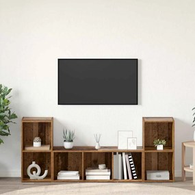 Sestava TV skříněk 3 ks Hnědá Kompozitní dřevo 3393252