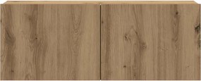 Nástěnné TV skříňky 4 ks dub artisan kompozitní 3328948