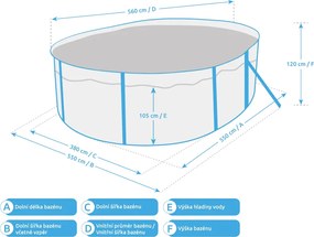 Marimex | Bazén Marimex Orlando Premium DL 3,66x5,48 m s pískovou filtrací a příslušenstvím | 19900103
