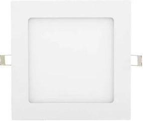 LEDSVITI 16041 Stmívatelný bílý vestavný LED panel 166x166mm 12W denní bílá