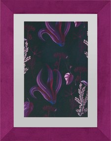 Rámeček na obrázky v sametovém vzhledu Dark Wonder purpurový 10 cm x 15 cm