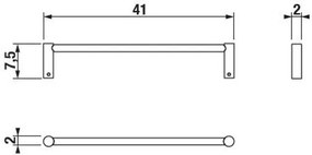 Jika Basic Držák ručníků H3813A10040001