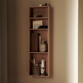 FERM LIVING Dřevěná police Bon Shelf, Oak