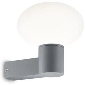 Ideal Lux - Venkovní nástěnná lampa CLIO 1xE27/42W/230V IP44 šedá
