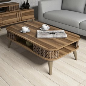 Konferenční stolek Eylul Walnut