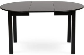 Rozkládací jídelní stůl Klara 102-142 cm MDF černá