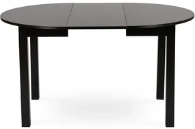 Rozkládací jídelní stůl Klara 102-142 cm MDF černá