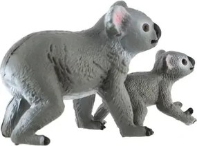ZOOTED Zvířátko Koala medvídkovitý samice s mládětem / 2 ks / Plast /