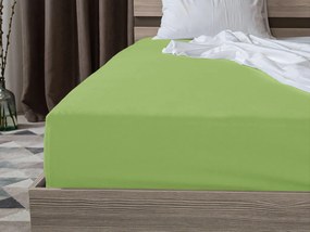 Jersey prostěradlo EXCLUSIVE zelené 140 x 200 cm