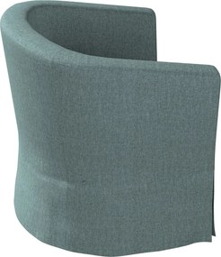 Potah na křeslo IKEA Ektorp Tullsta barva modrá látka pletený vzor