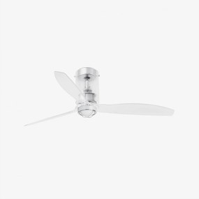 FARO 33393-9 MINI TUBE FAN M LED, transparentní, stropní LED ventilátor s DC motorem - FARO