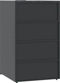 Box na 5 popelnic antracitový 345 x 79 x 117 cm ocel 3279985