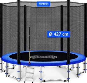 Monzana Trampolína Ø427cm včetně ochranné sítě TÜV SÜD GS