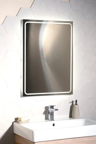 Sapho, GEMINI LED podsvícené zrcadlo 600x800mm, GM060
