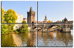 Obraz na plátně - Karlův most v Praze 1259E (90x60 cm)