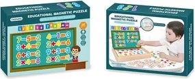 MADE Magnetické puzzle Číslice / 36 dílků / dřevěný box / od 3 let