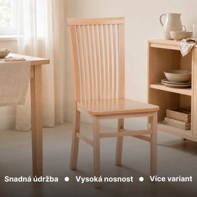Stima Židle ANGELO 1 s masivním sedákem buk