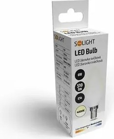 Solight WZ410 LED žárovka 6W / svíčka / E14 / 4000K / 160° / 510lm / b