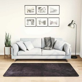 Koberec pratelný 80 x 150 cm antracitový 337952