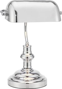 Stolní lampa ve stříbrné barvě (výška 22,5 cm) Bankers – Markslöjd