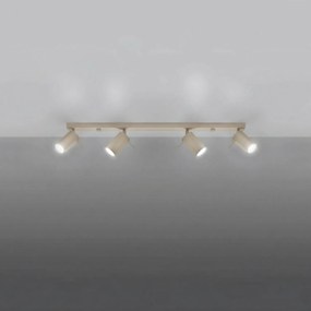 Sollux Lighting Stropní svítidlo RING 4L šedobéžové